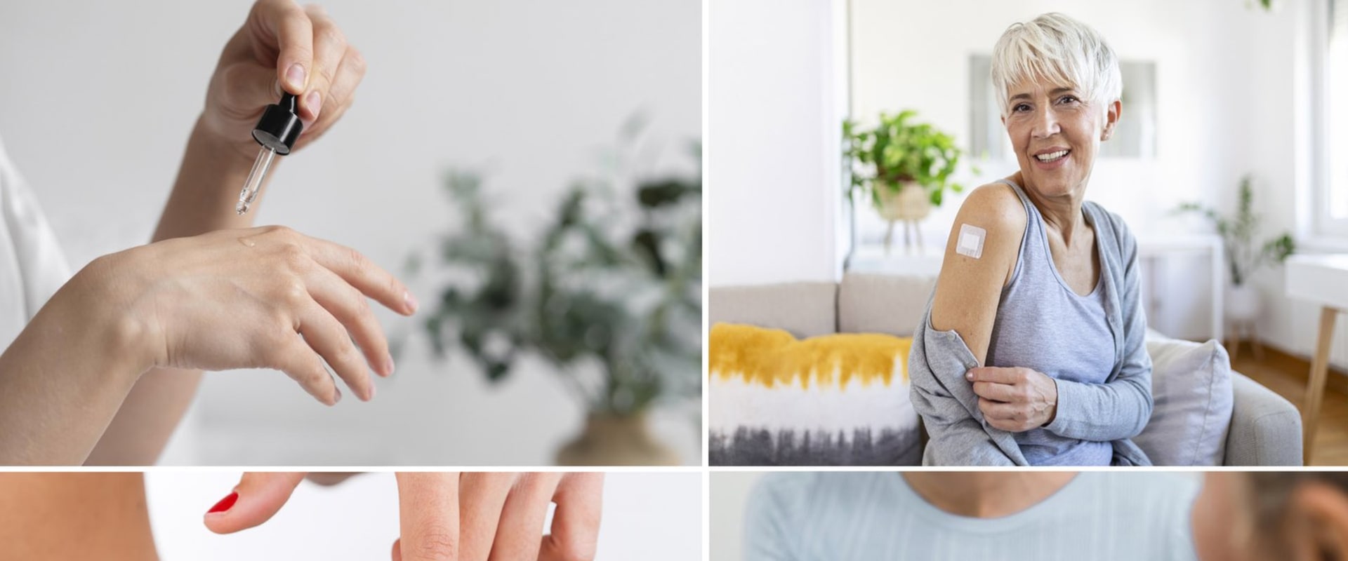What are the 4 types of hrt hormonal replacement therapy?